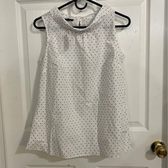 Talbots | Tops | Nwt Talbots Polka Dot Blouse Pm | Poshmark